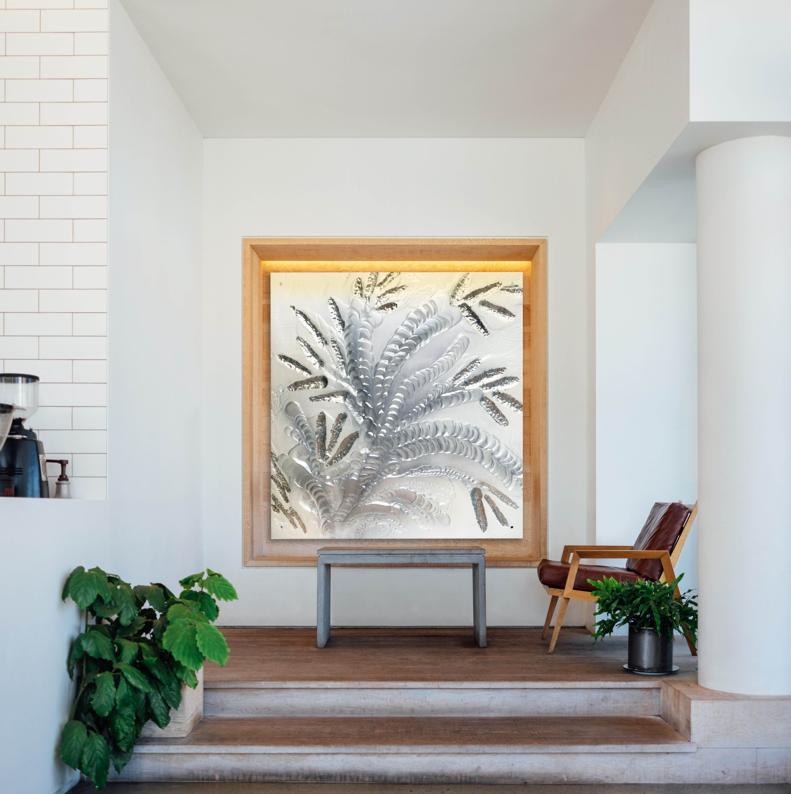 White Coral Wall Art - Lisa de Boer