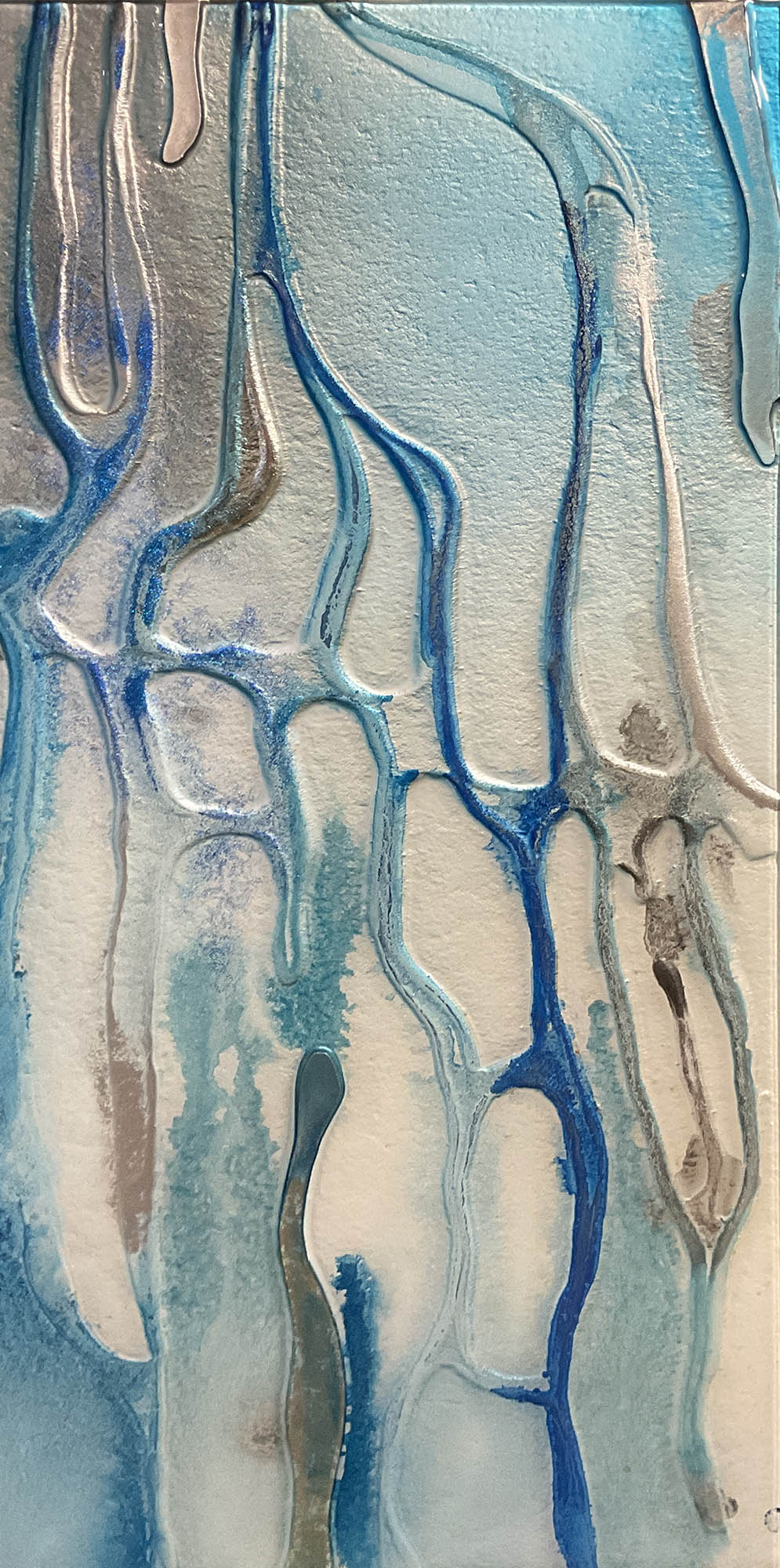 Slumped Abstract SOLD - Lisa de Boer